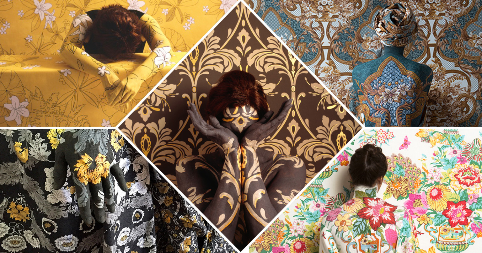 This Photographer Masterfully Blends Herself Into Patterned Backdrops ...