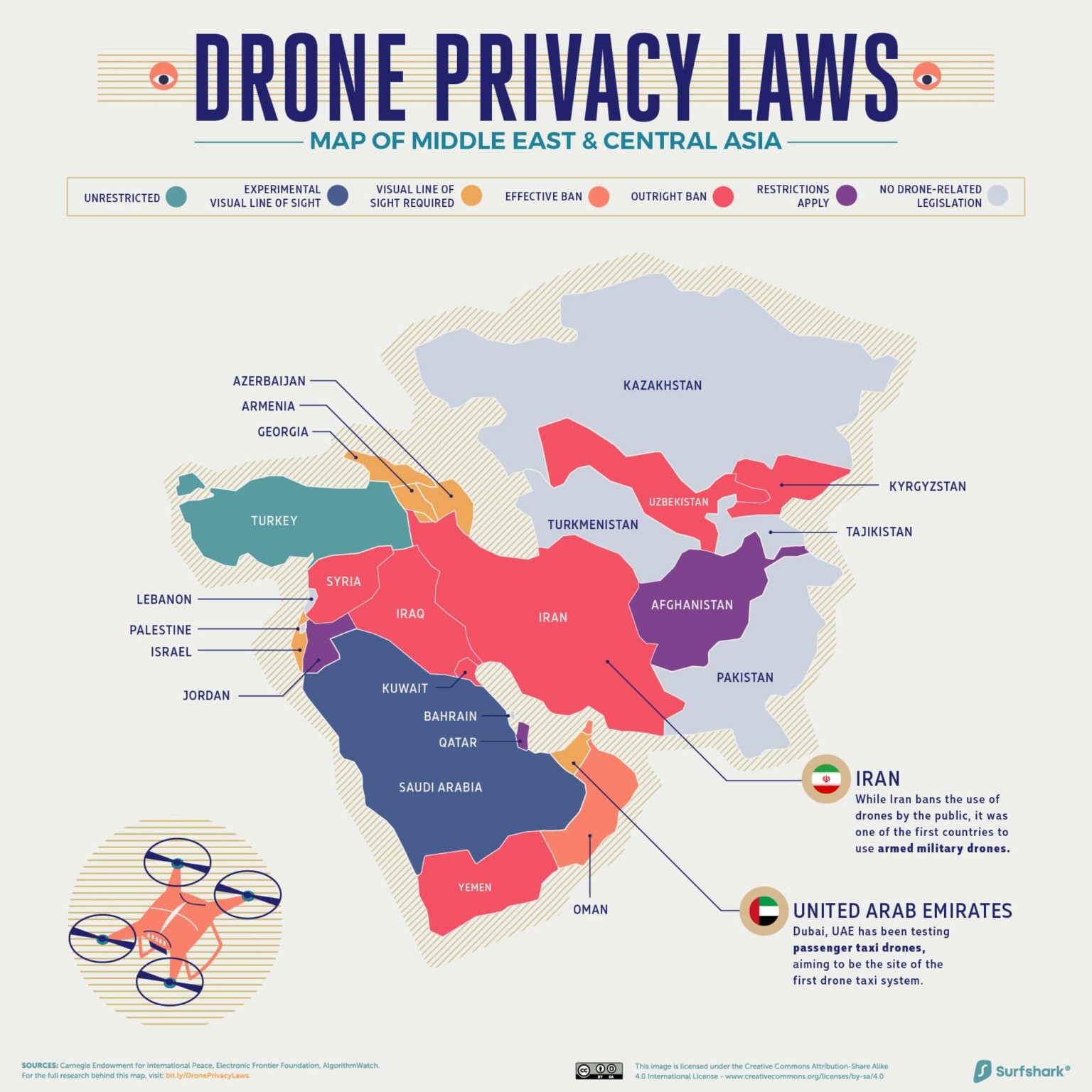 Drone Flight Laws from Around the World, Visualized | PetaPixel