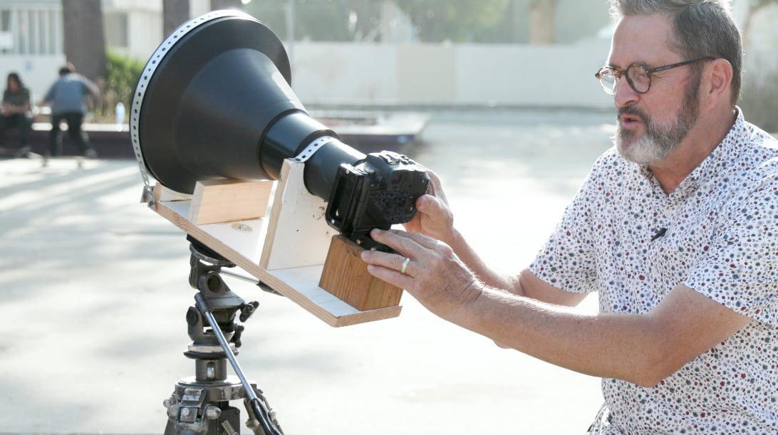 Shooting Portraits with a Giant IMAX Lens on a Canon EOS R | PetaPixel