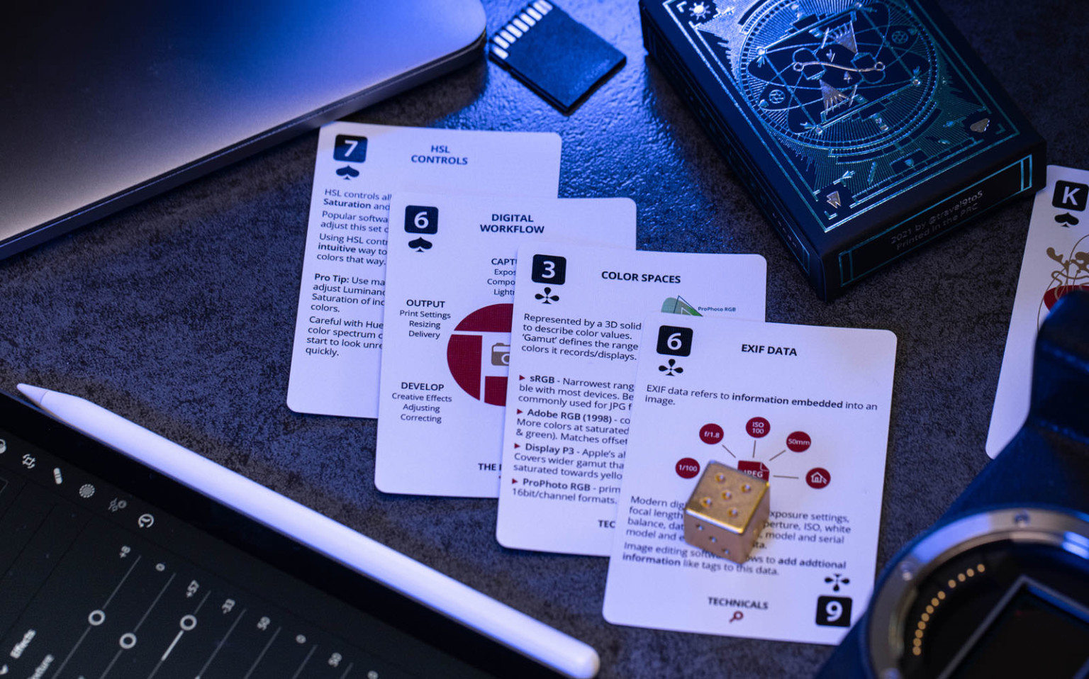 These Playing Cards Double as Photo-Editing Cheat Sheets | PetaPixel