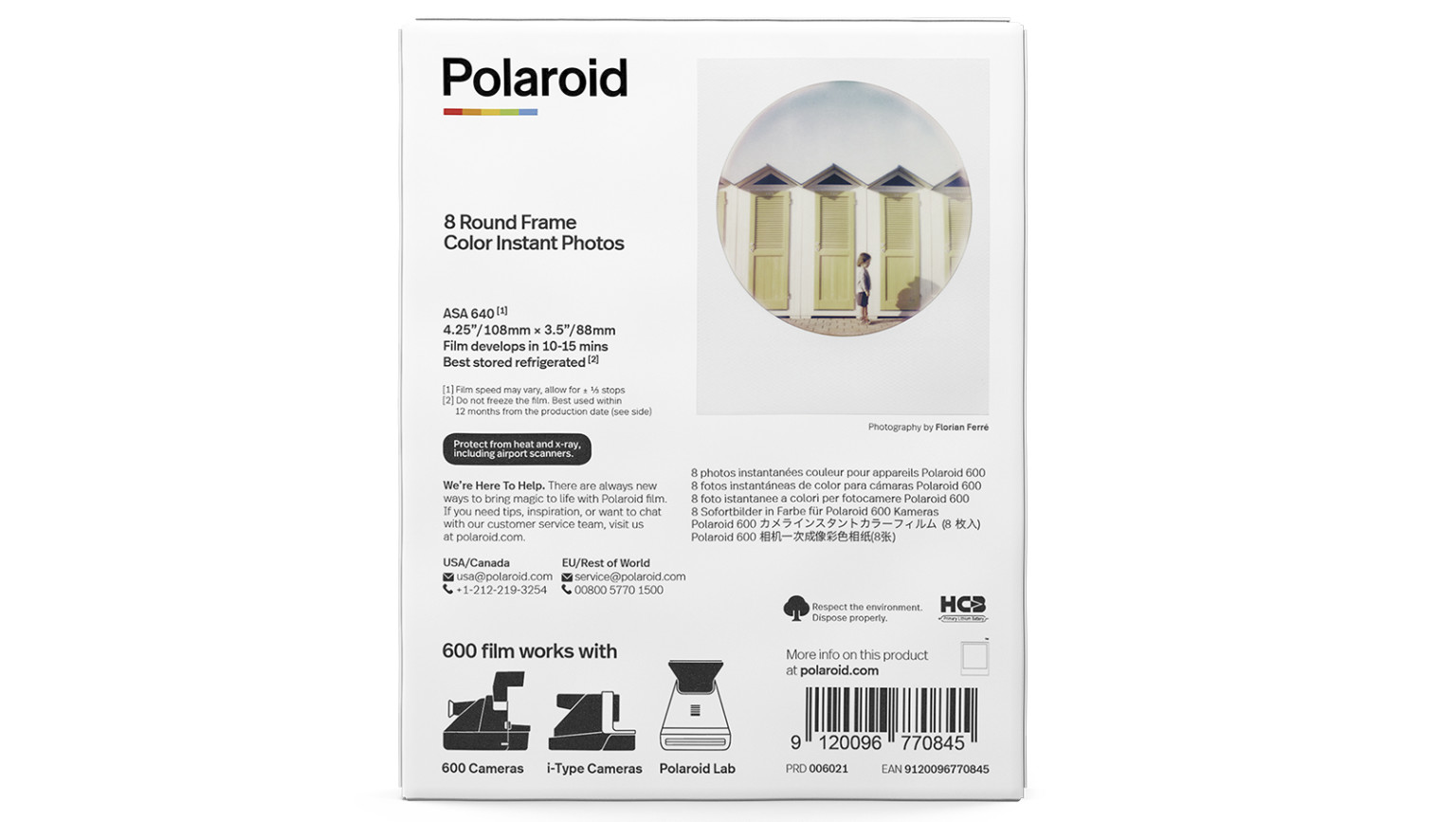 Polaroid Announces the Return of the 600 Round Frame Instant Film ...
