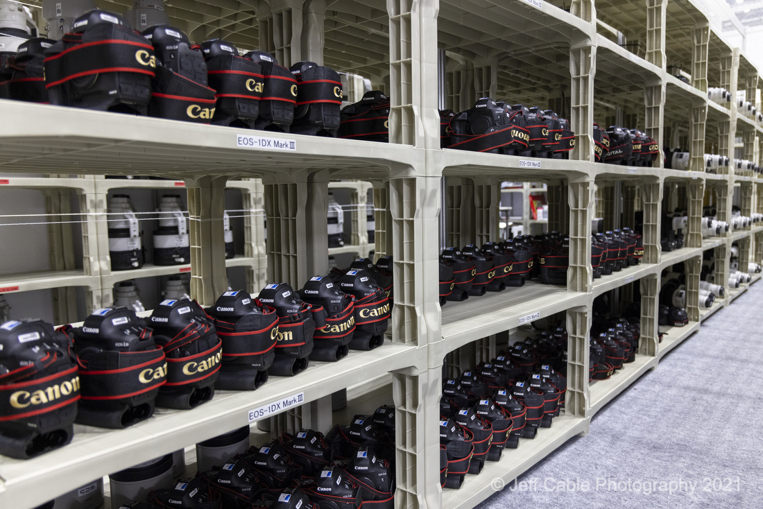 Inside Canon's Impressively Stocked Olympic Pro Camera Service Facility ...