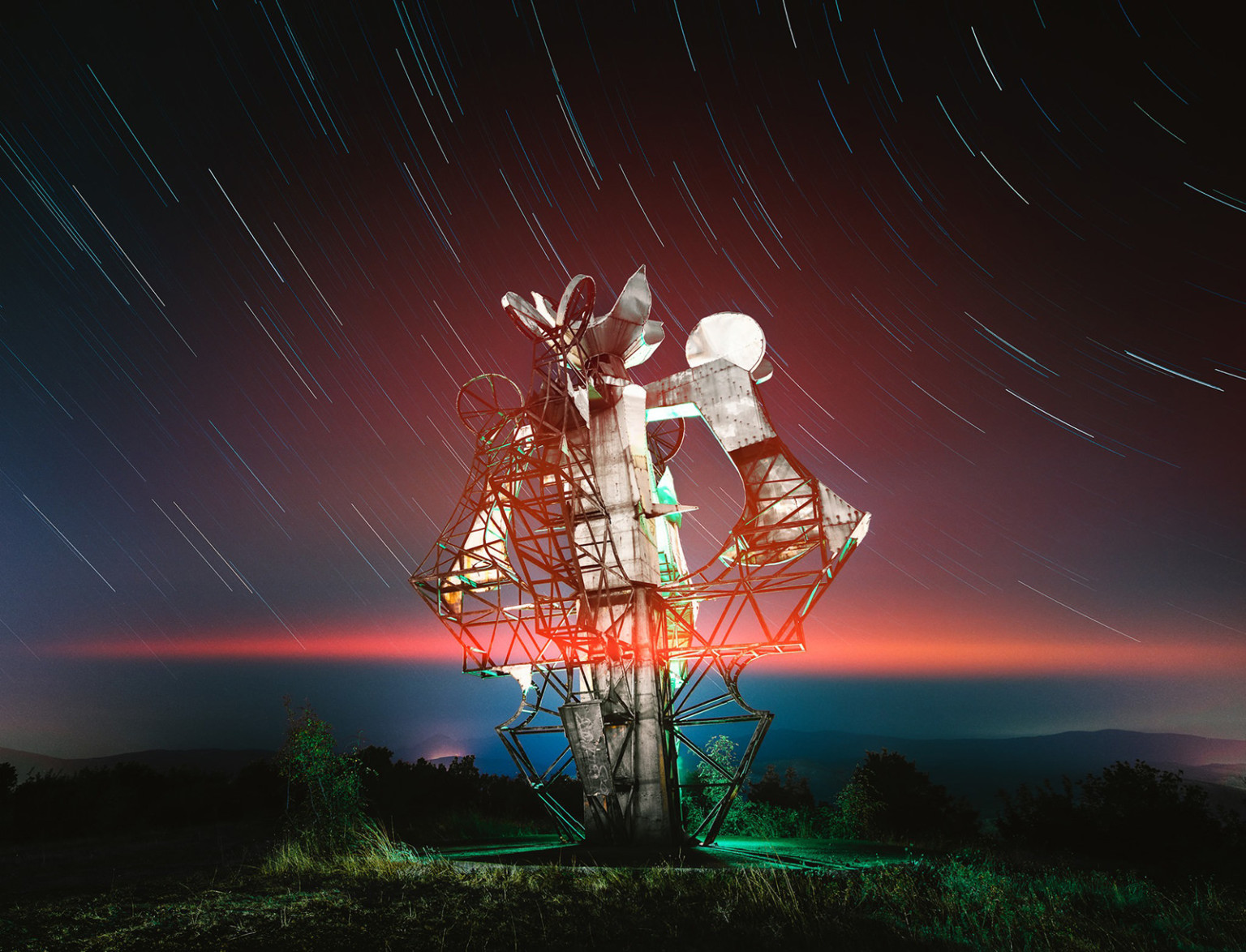 Photographer Turns Abandoned Monuments into Futuristic Art | PetaPixel