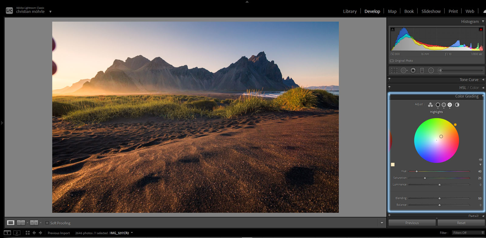 My Color Grading Workflow for Raw Landscape Photos in LR and ACR ...
