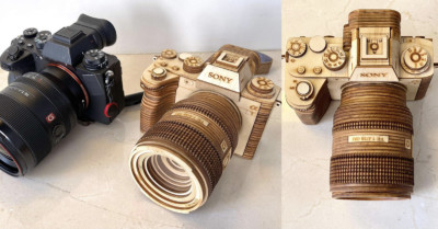 This Talented Artist Custom Makes Incredibly Detailed Wooden Cameras ...