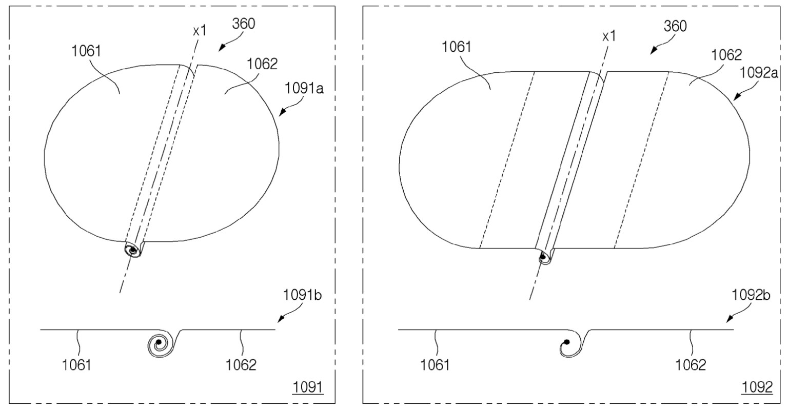 Samsung Designs Smartwatch with Rolling Display and Centered Camera ...