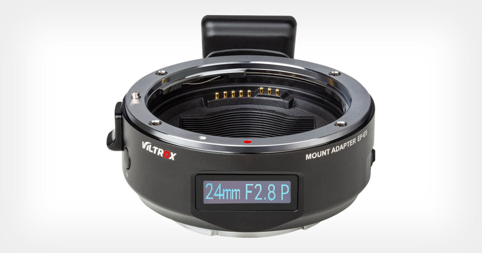 Viltrox's New EF-to-E Lens Adapter Has a Helpful OLED Display | PetaPixel