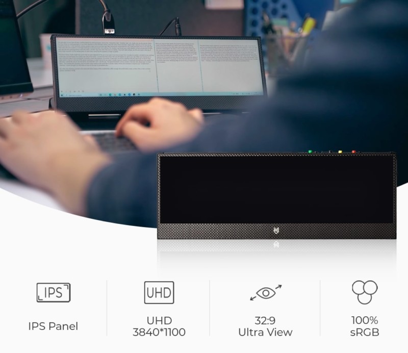 Compact Ultra-Wide 4K Monitor Looks Perfect for Photoshop Toolbars ...