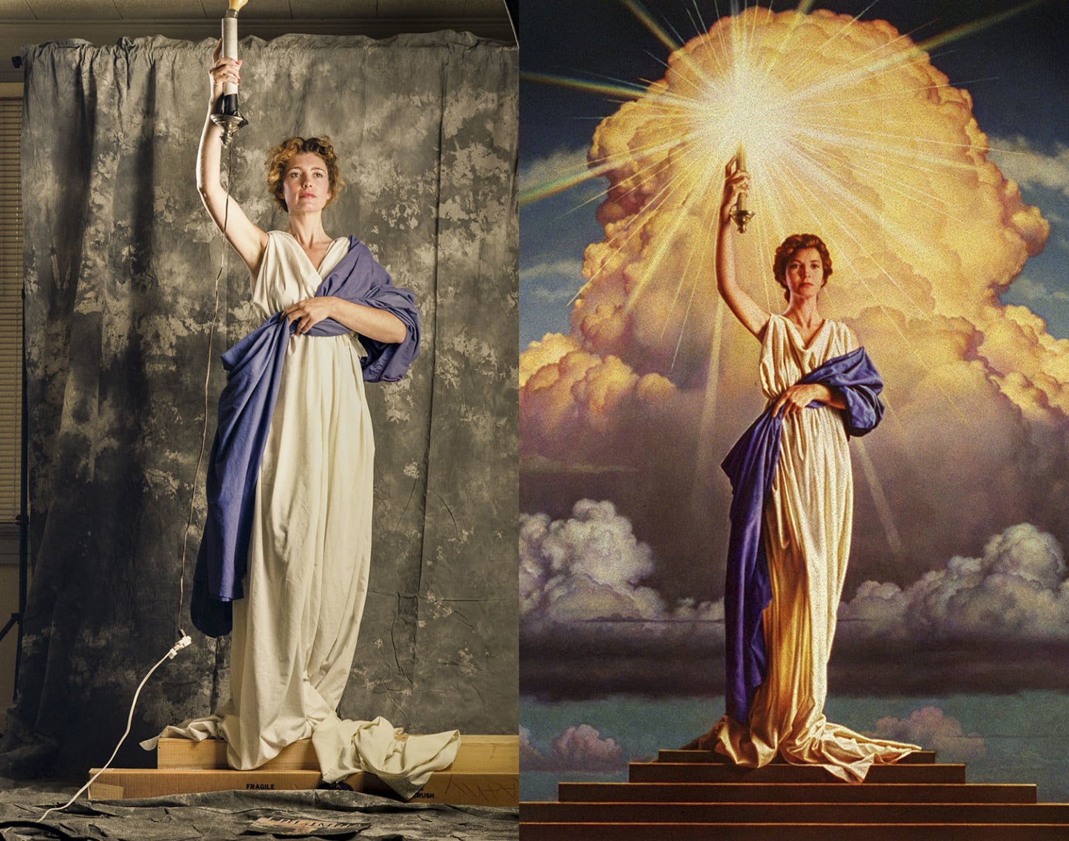 The Photo Behind the Iconic Columbia Pictures 'Torch Lady' Logo | PetaPixel