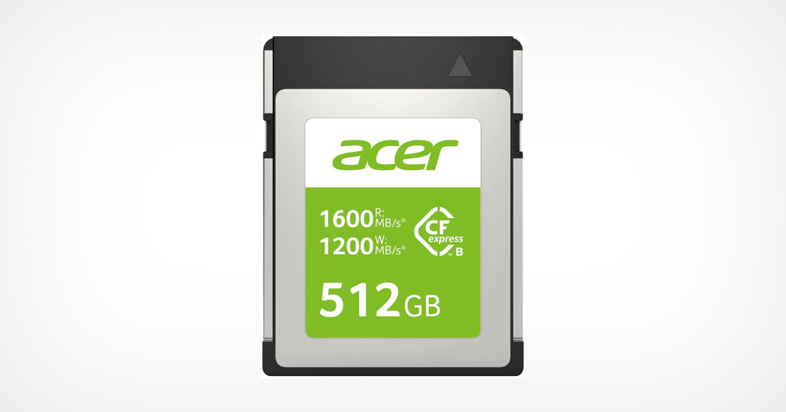 Acer Quietly Jumps into Photography, Launches CFexpress Memory Cards ...