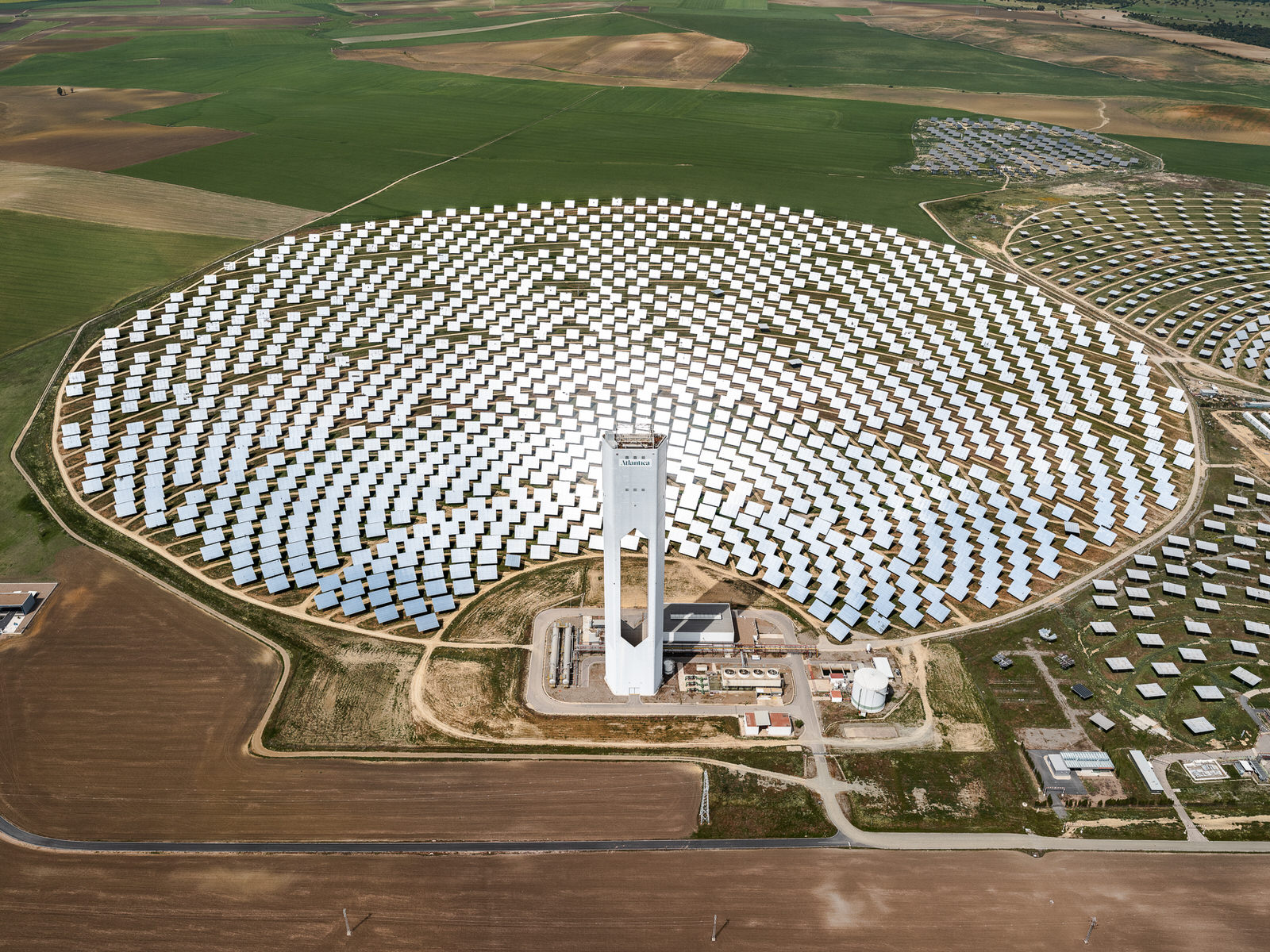 Photographer Captures Dazzling Aerial Photos of Solar Power Plants ...