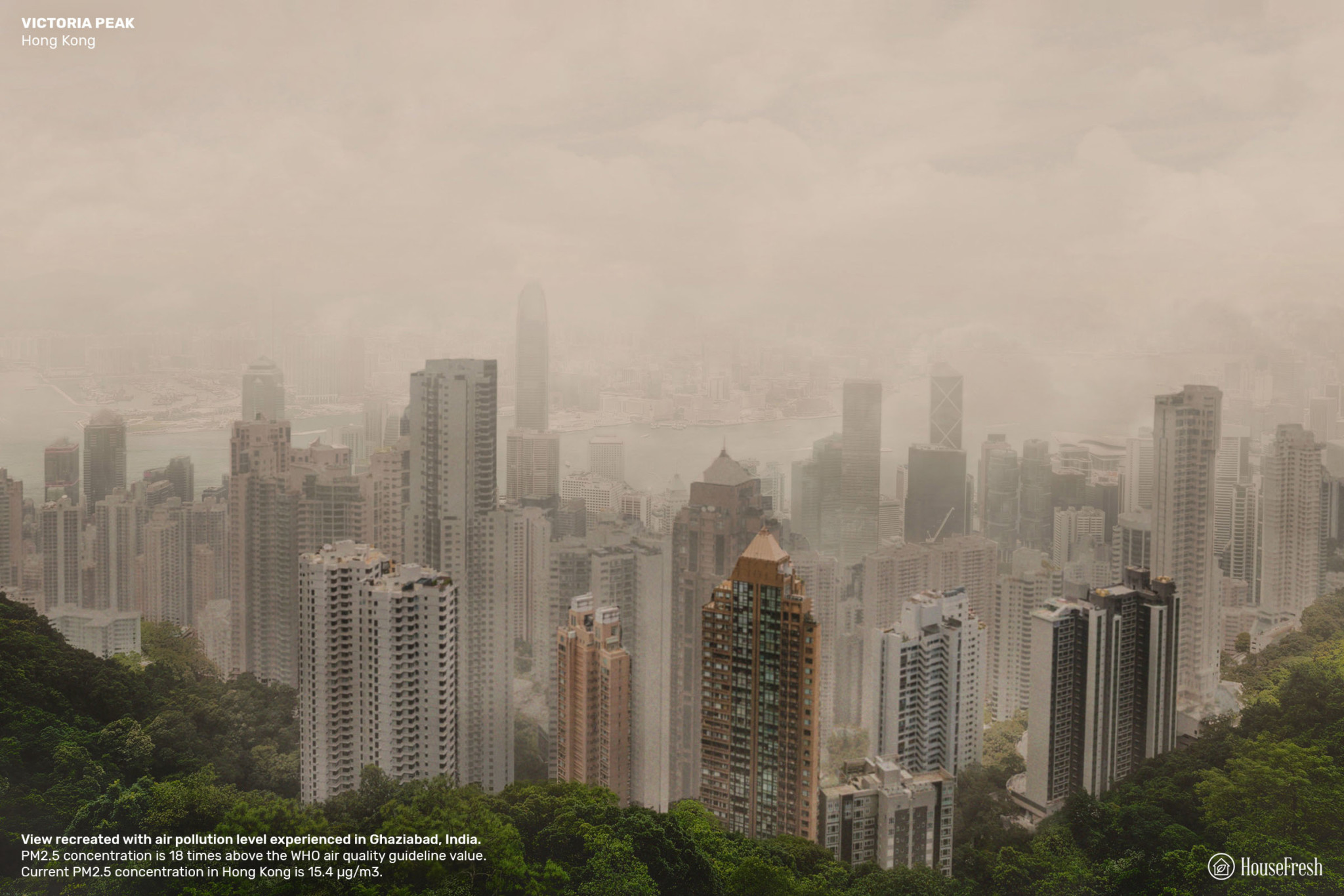 What Famous Photo Spots Would Look Like with Extreme Air Pollution ...