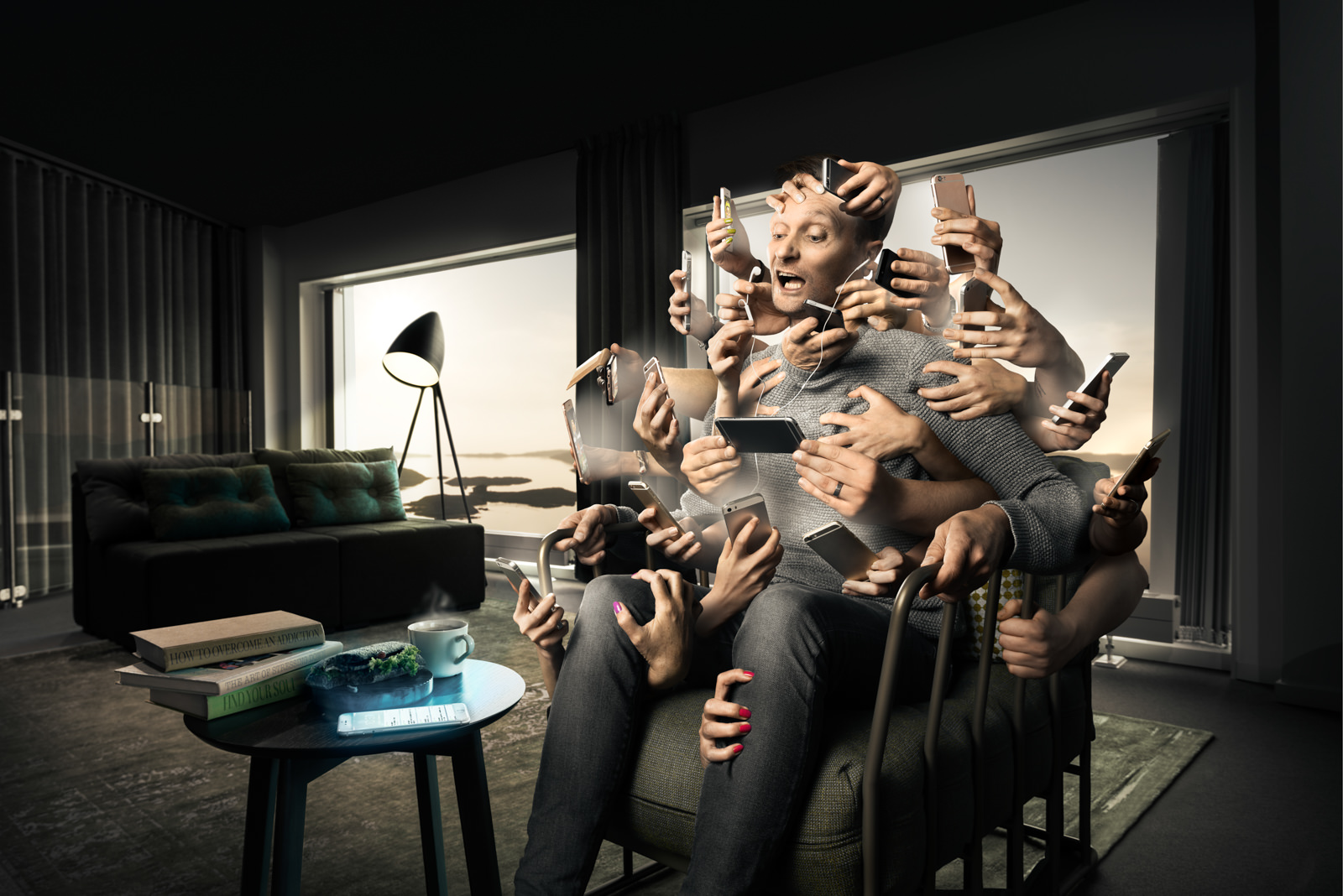 Dark Photo Series Satirizes Technology's Impact on Society | PetaPixel