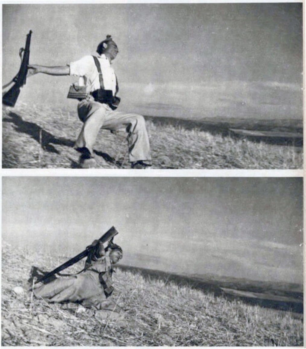 The Falling Soldier: Was Capa's Iconic War Photo Actually by Gerda Taro ...