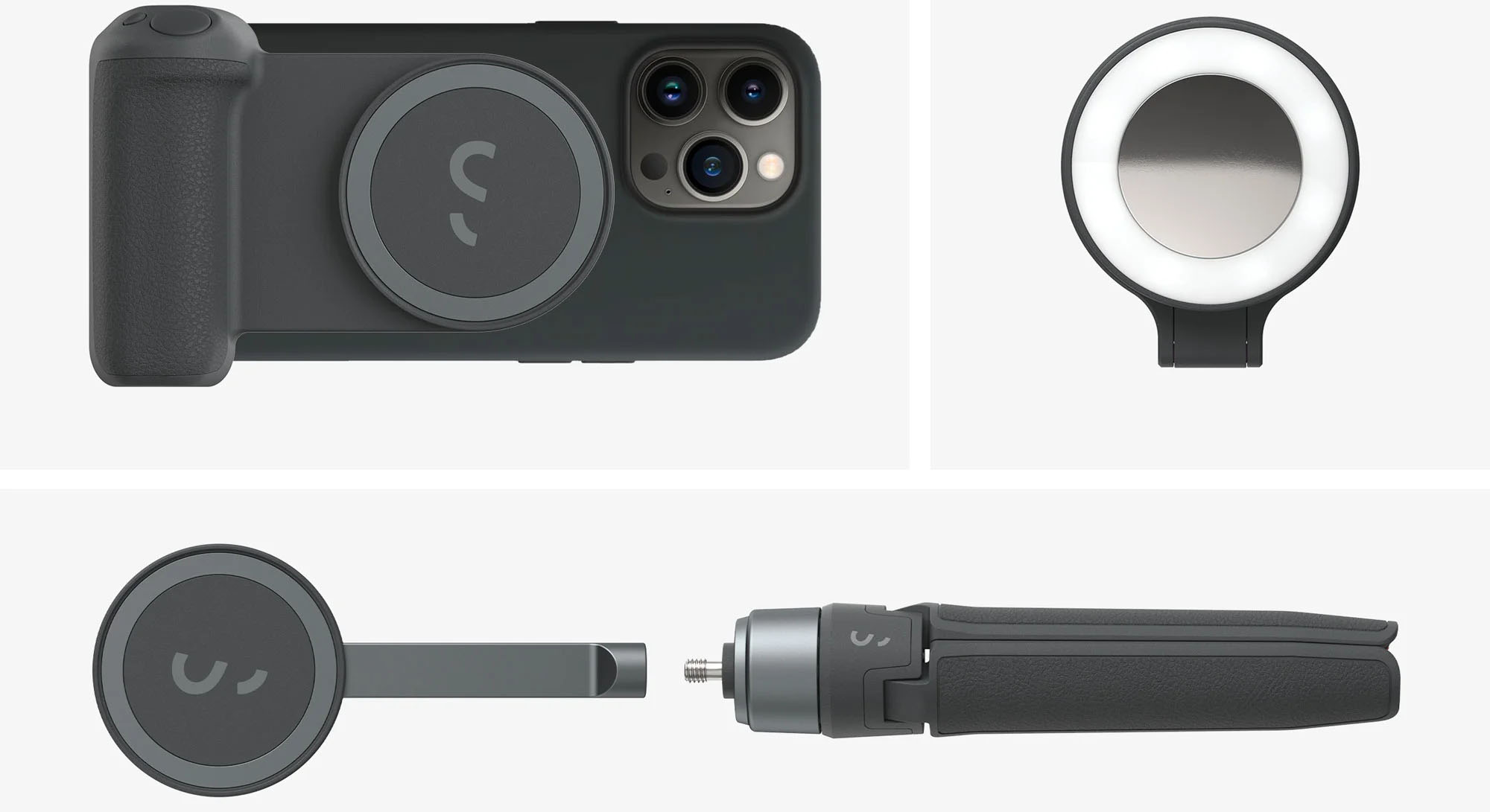 The SnapGrip for iPhone Uses MagSafe to Add a Camera Grip and Battery ...