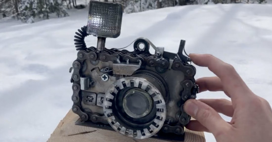 Artist Builds a Scrap Metal Camera with Working Flash and Shutter ...