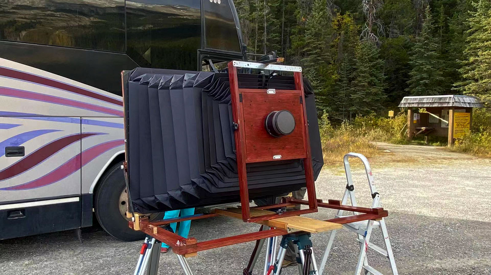 Photographer Builds Giant Camera and Darkroom Bus | PetaPixel