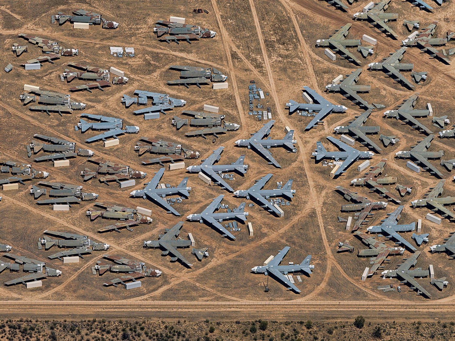 Incredible Aerial Photos Show Thousands of Abandoned Military Aircraft ...