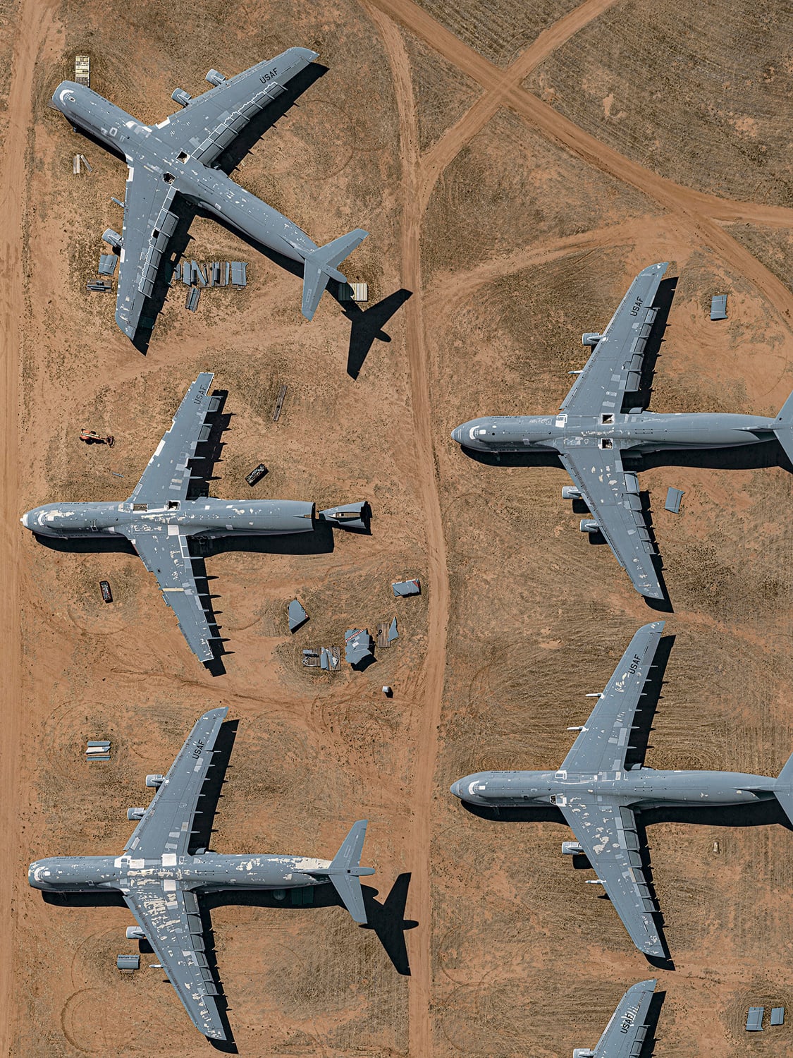 Incredible Aerial Photos Show Thousands of Abandoned Military Aircraft ...