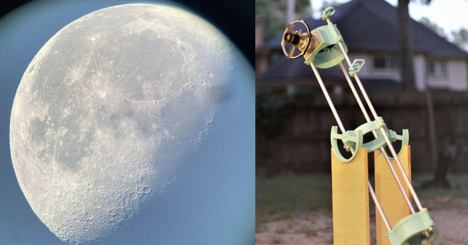 Photographer Creates DIY Telescope to Snap Incredible Photos of the ...