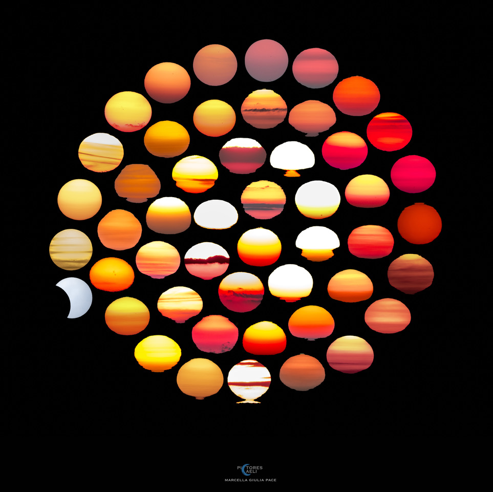 Photographer's 6 Year Sun Composite Reflects the Cyclical Nature of ...