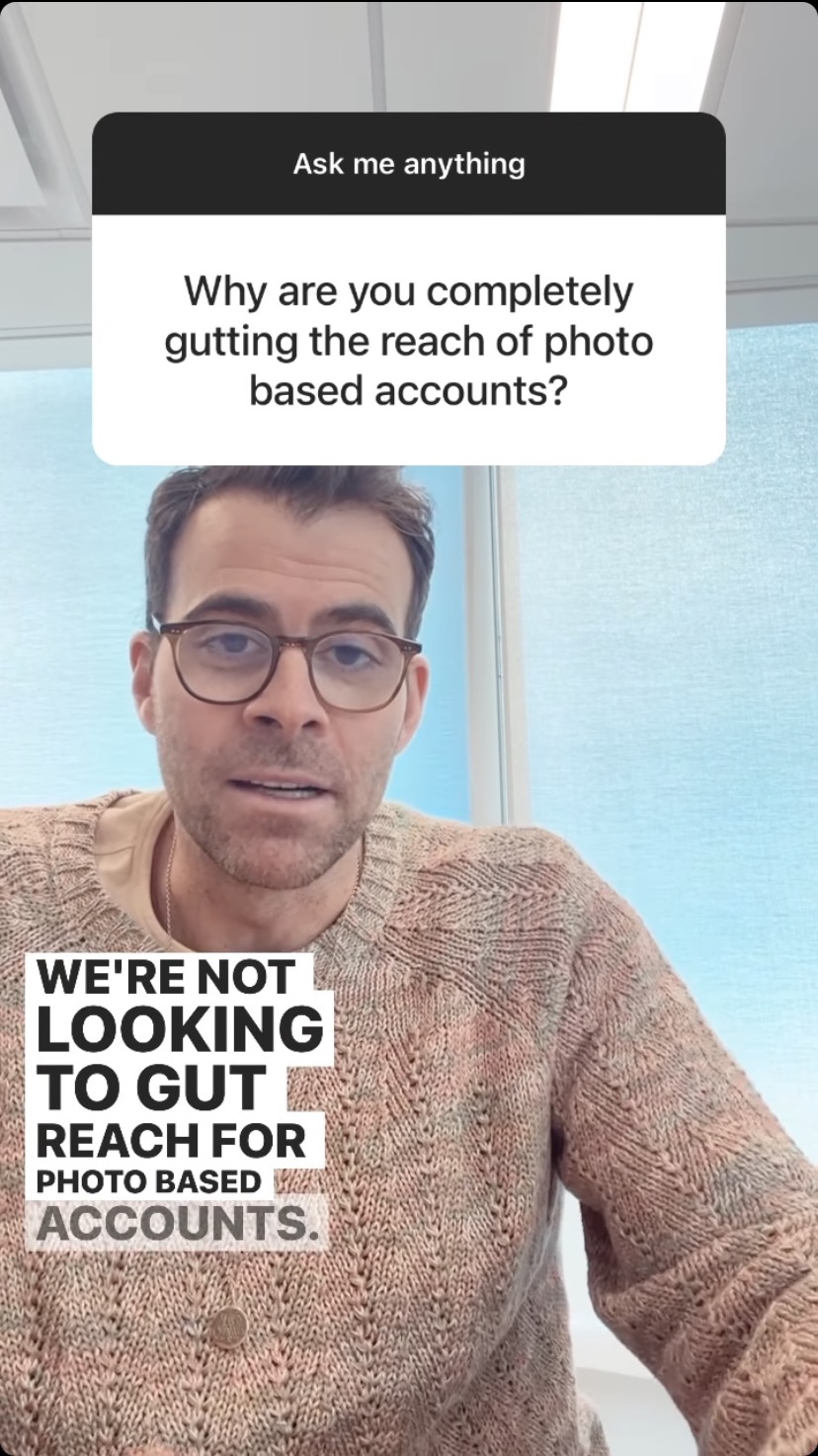Instagram Head Says Reach of Reels and Photos Has Been ‘Rebalanced ...