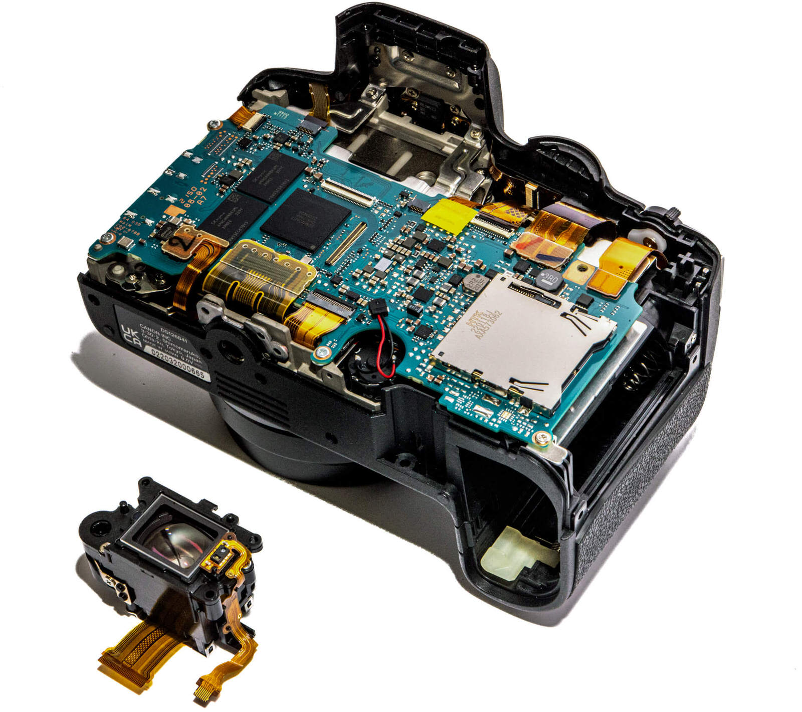 Canon EOS R7 Teardown: Inside the Prosumer APS-C Mirrorless Camera ...