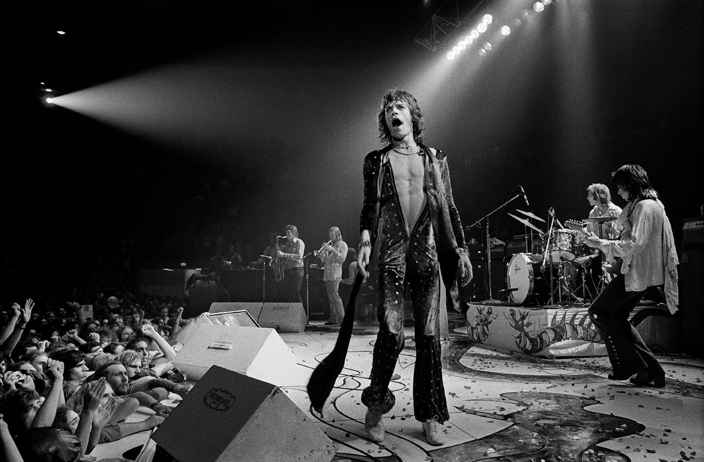 Legendary Music Photographer's Wild Images from 1972 Rolling Stones ...