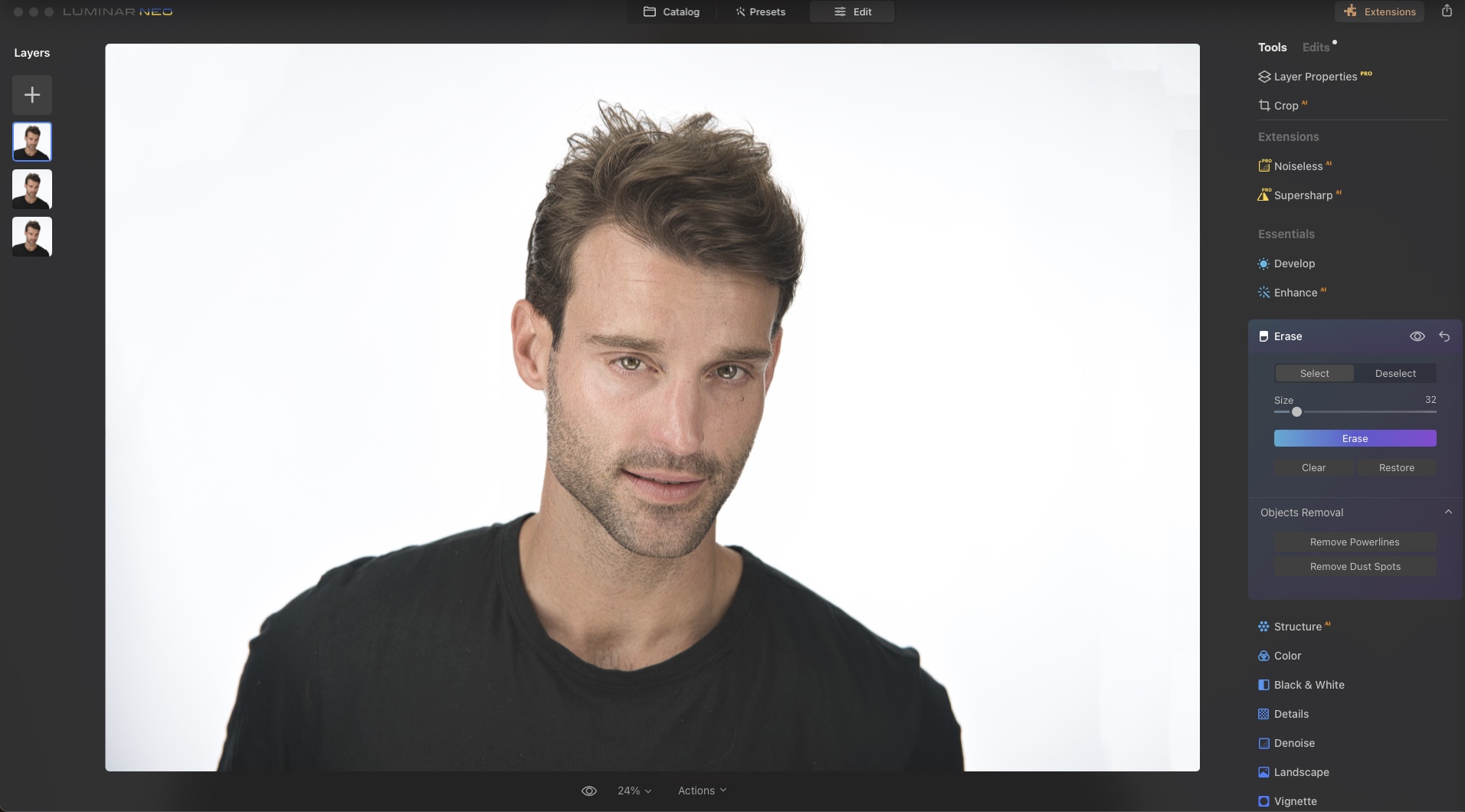 Portrait and Headshot Retouching with Luminar Neo | PetaPixel