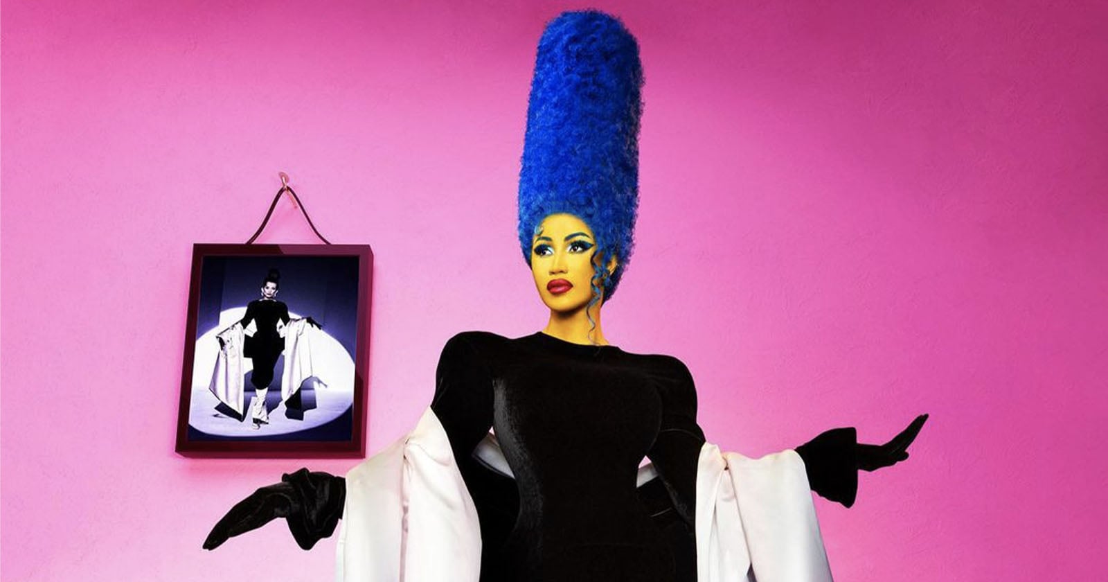 Cardi B and Her Photographer Sued for Copying Artist's Marge Simpson ...