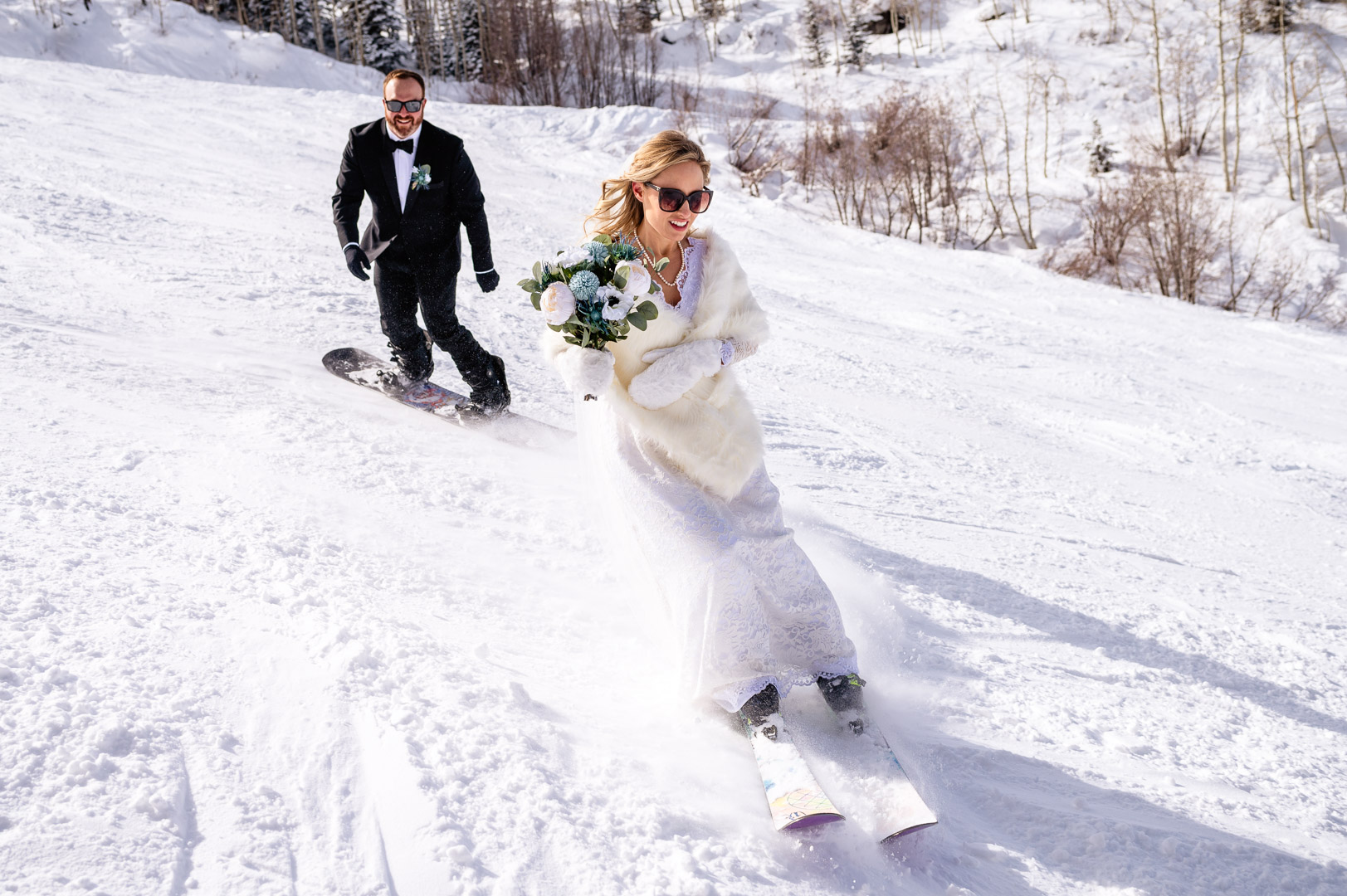 Ski Wedding Photographer Finds Niche Shooting Newlyweds on Slopes ...