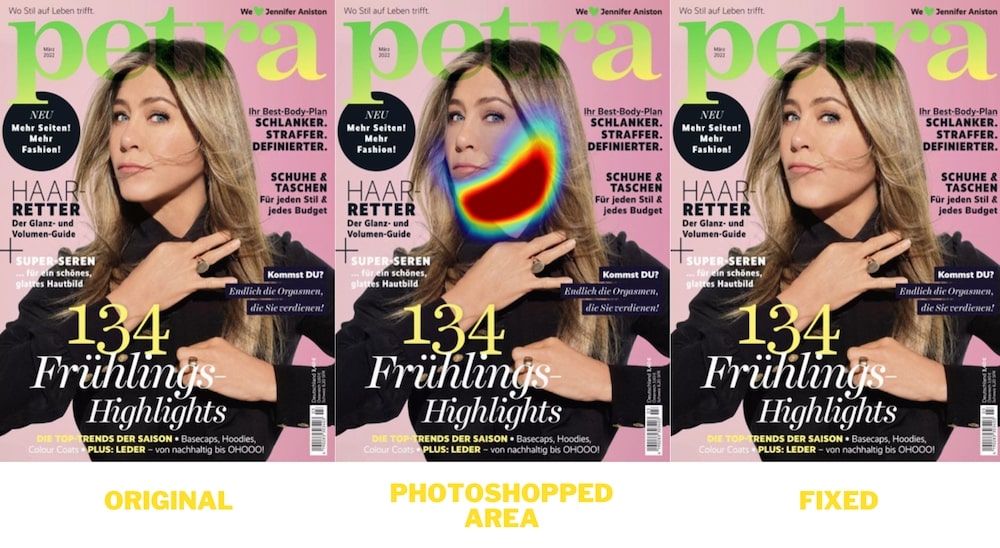 AI Tool Reveals How Celebrities' Faces Have Been Photoshopped | PetaPixel