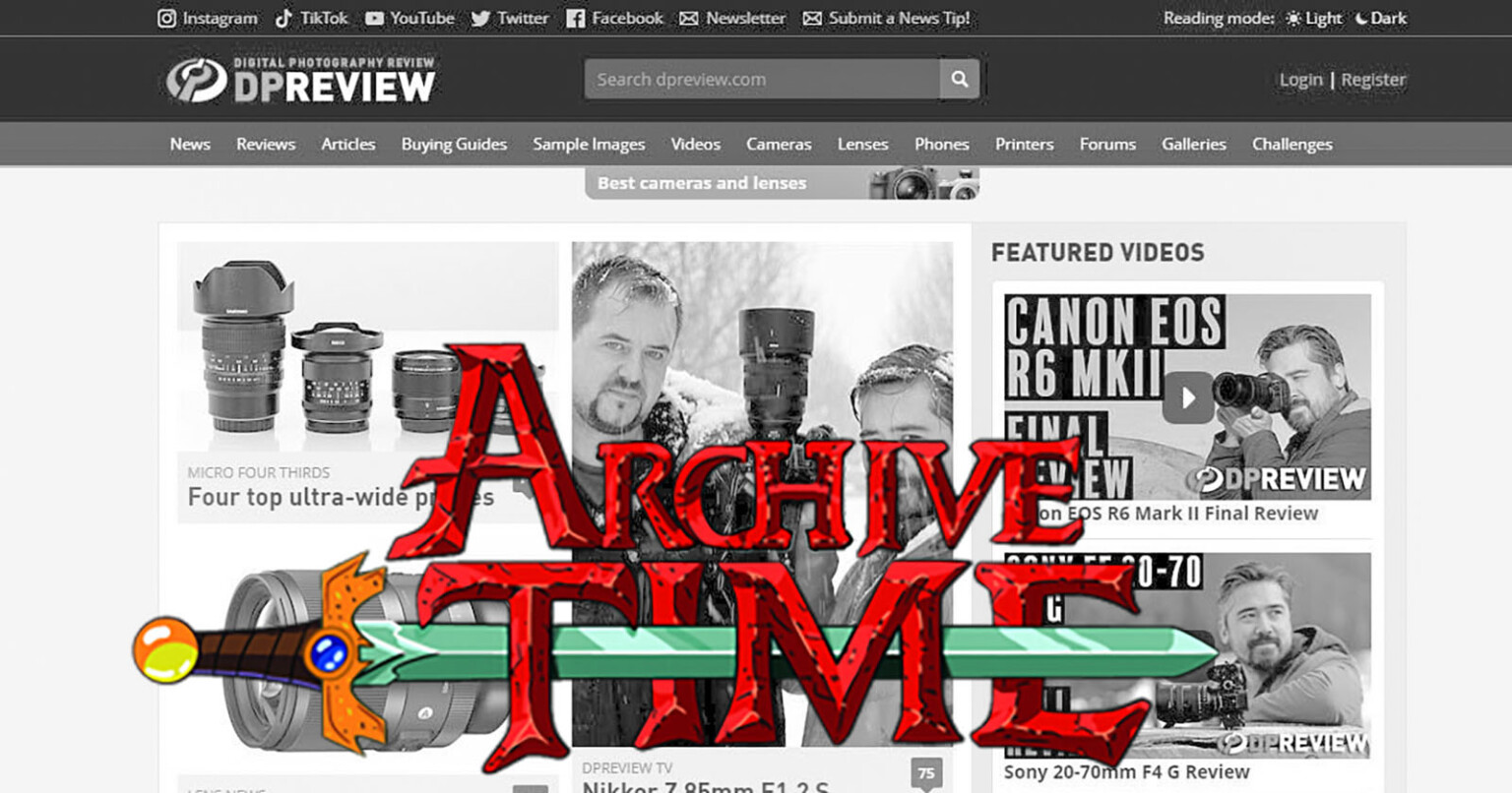 To Save its Content, Archive Team is Attempting to Back Up All of DPReview | PetaPixel