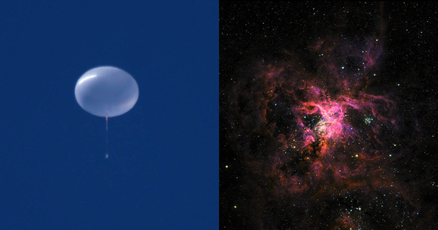 SuperBIT Telescope Captures Space from a Stadium-Sized Balloon | PetaPixel