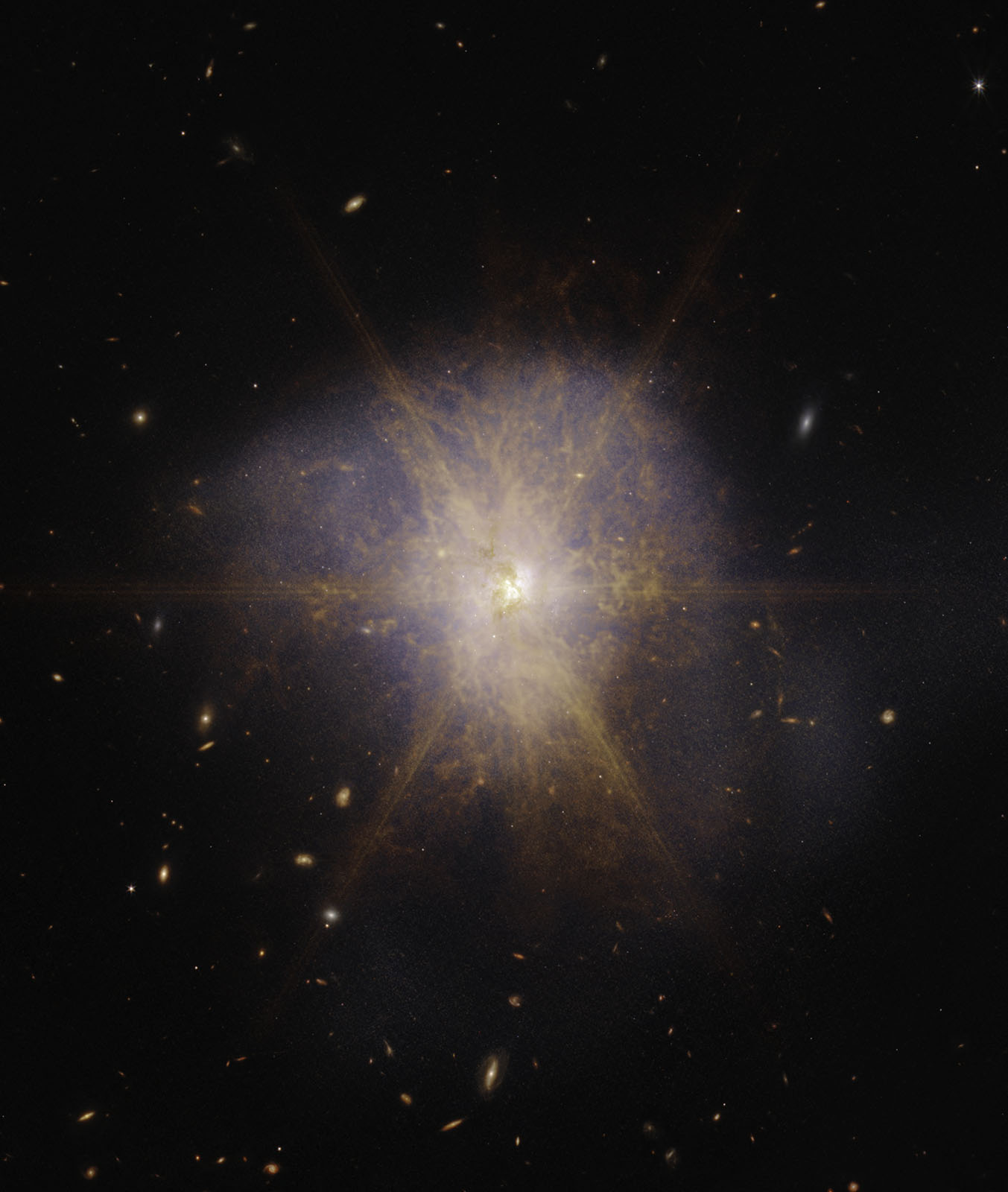Webb Captures Star-Forming Galactic Merger Brighter Than 1 Trillion ...