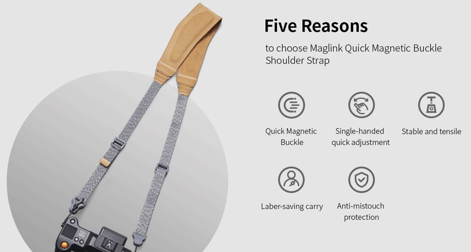 Falcam Maglink Camera Strap Features Quick-Release Magnetic Design ...