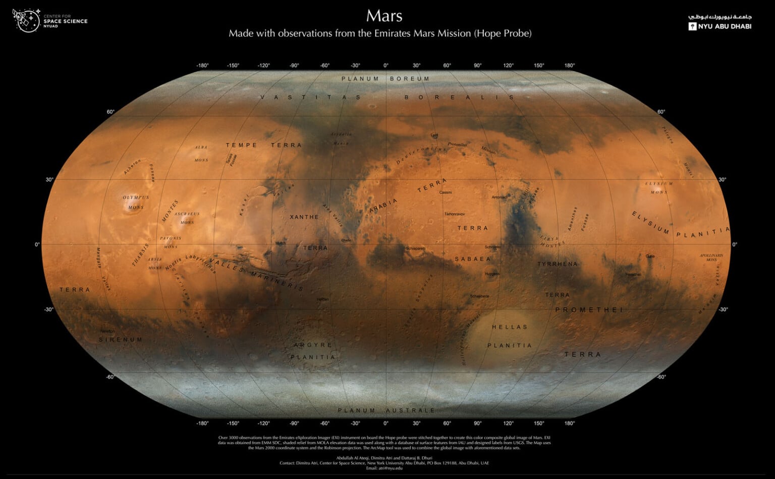 Researchers Have Created an Incredibly Detailed Global Map of Mars ...