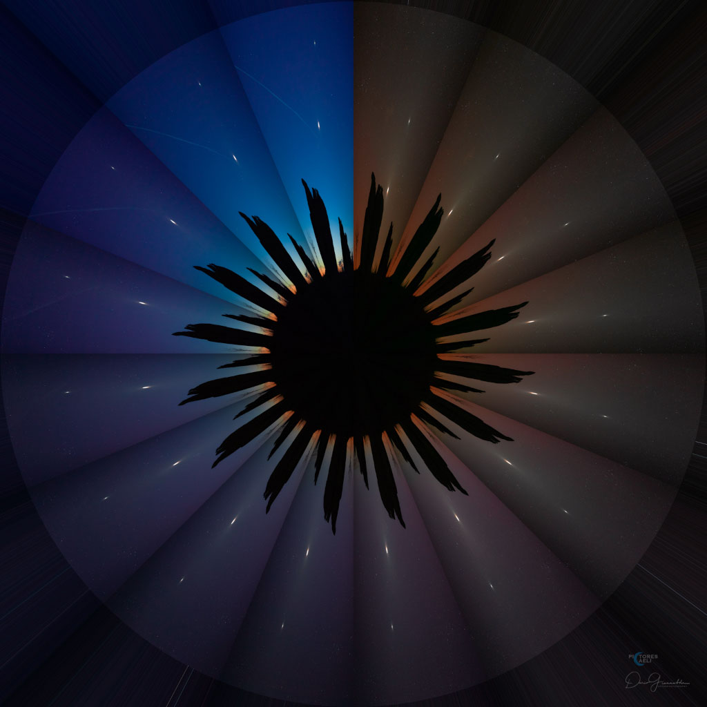 Photographer's 'Stellar Flower' Shows Night Sky Changes in 360 Degrees ...