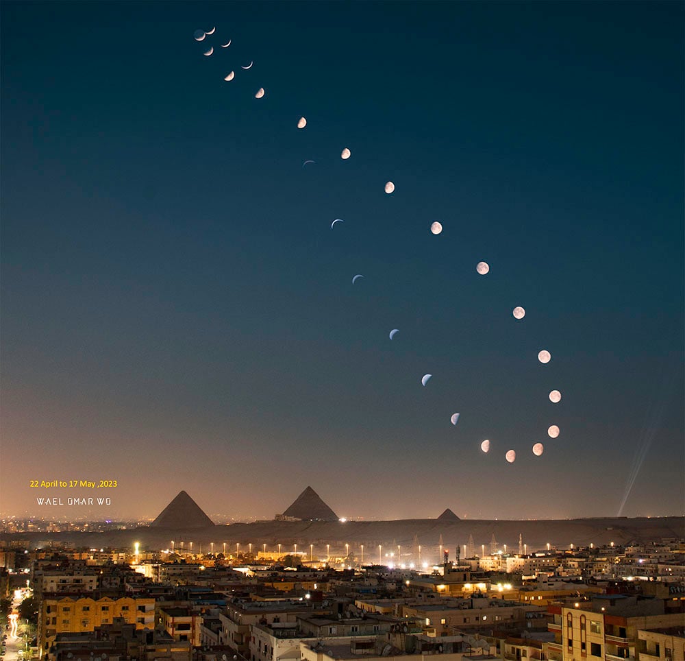 Incredible Photo of the Moon’s Path Over a Month was ‘Exhausting’ to ...