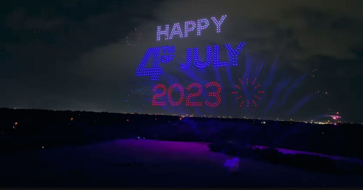 Texas Fourth of July Drone Show Sets Guinness World Record | PetaPixel