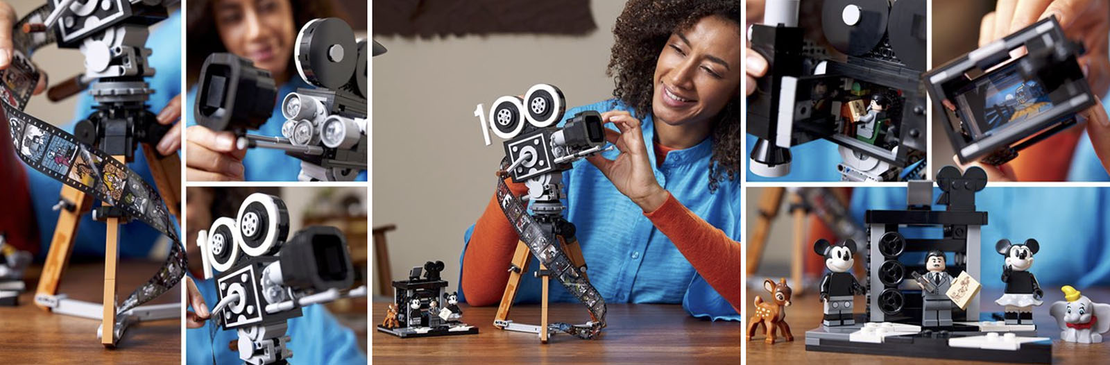 LEGO Celebrates Disney's Centennial with Beautiful Cinema Camera Set ...