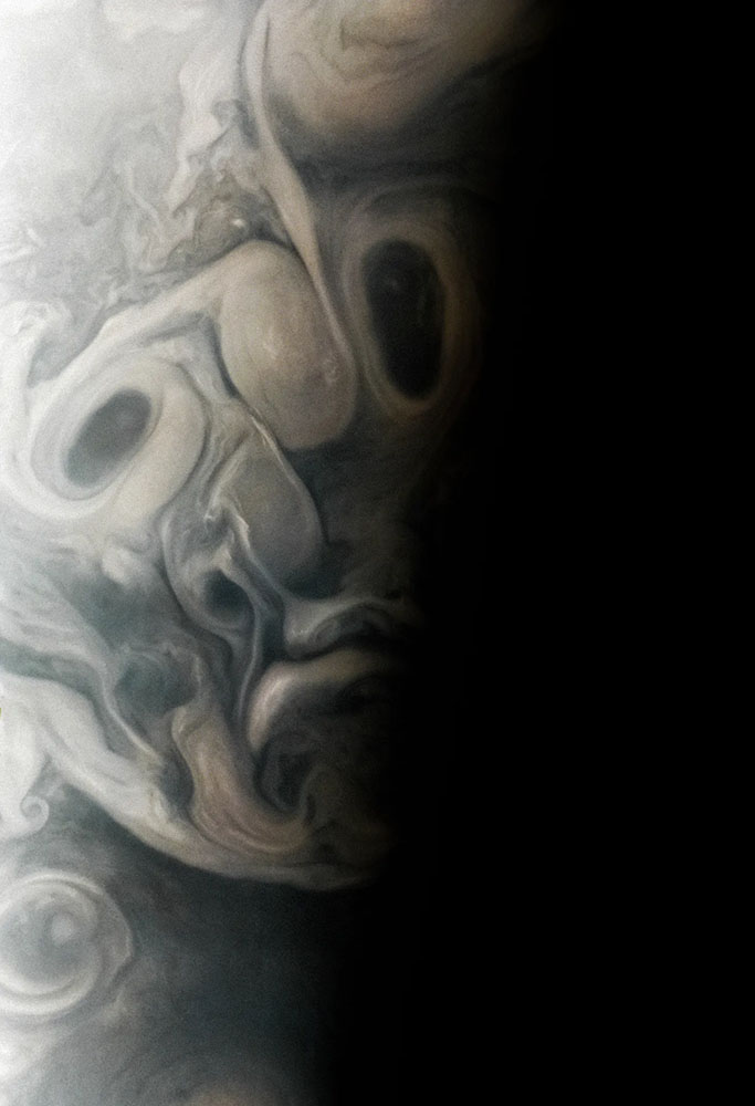 Space Probe Captures a Creepy 'Face' Looking Out From Jupiter | PetaPixel