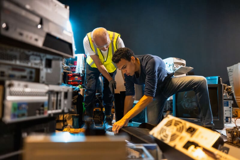 The World’s First E-Waste Art Installation Focuses on Right to Repair ...