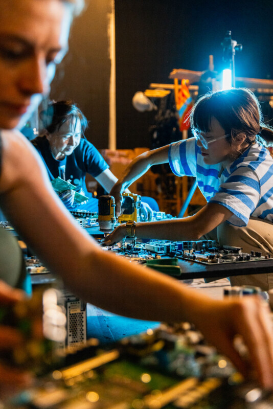 The World’s First E-Waste Art Installation Focuses on Right to Repair ...