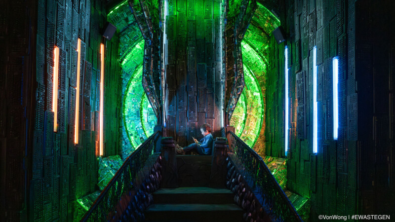 The World’s First E-Waste Art Installation Focuses on Right to Repair ...