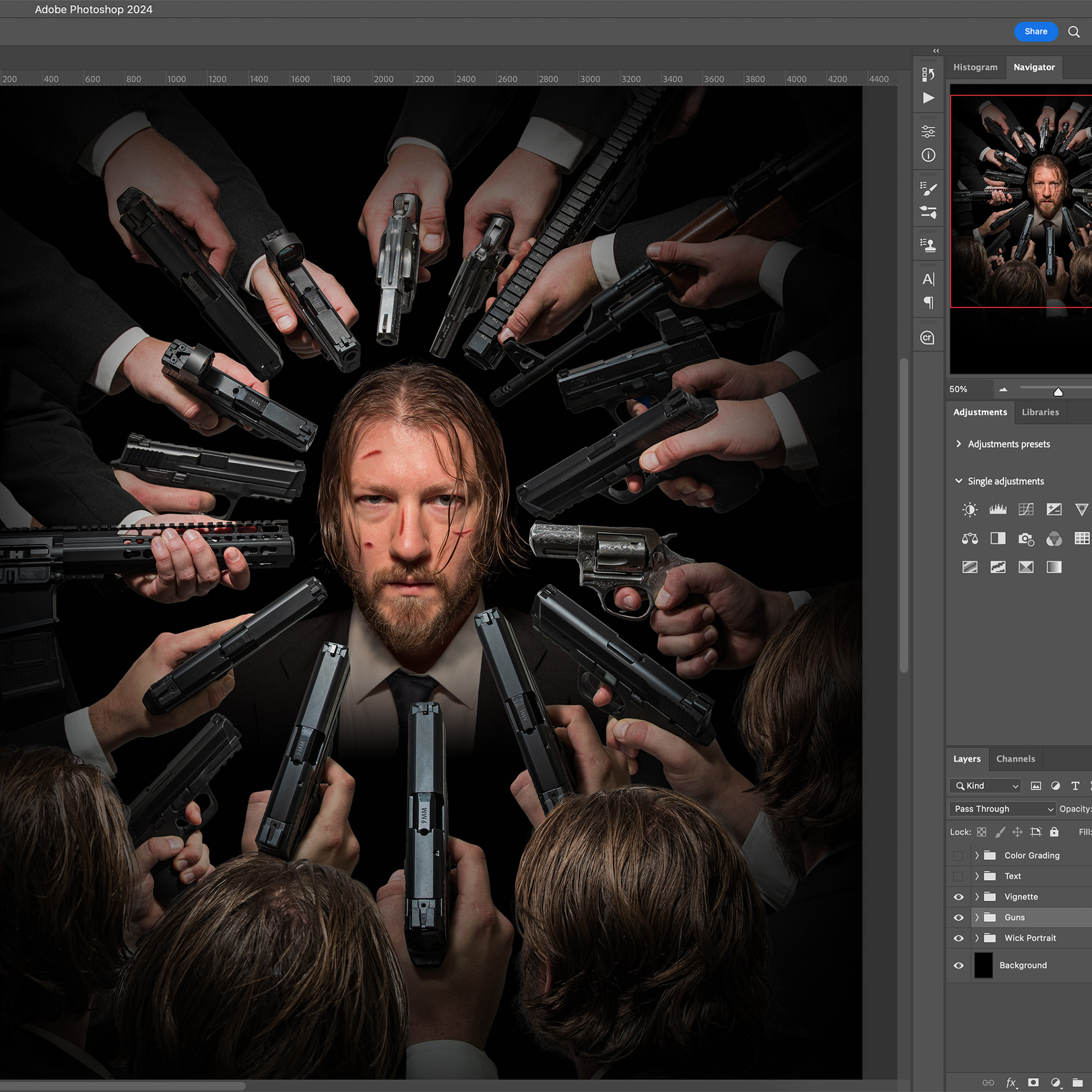 How I Recreated a John Wick Movie Poster | PetaPixel