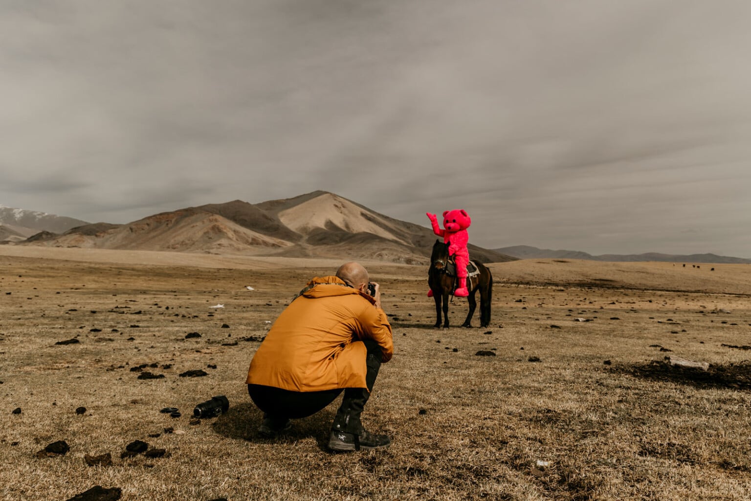 How Artist LUAP Healed Through His 'The Pink Bear' Photos | PetaPixel