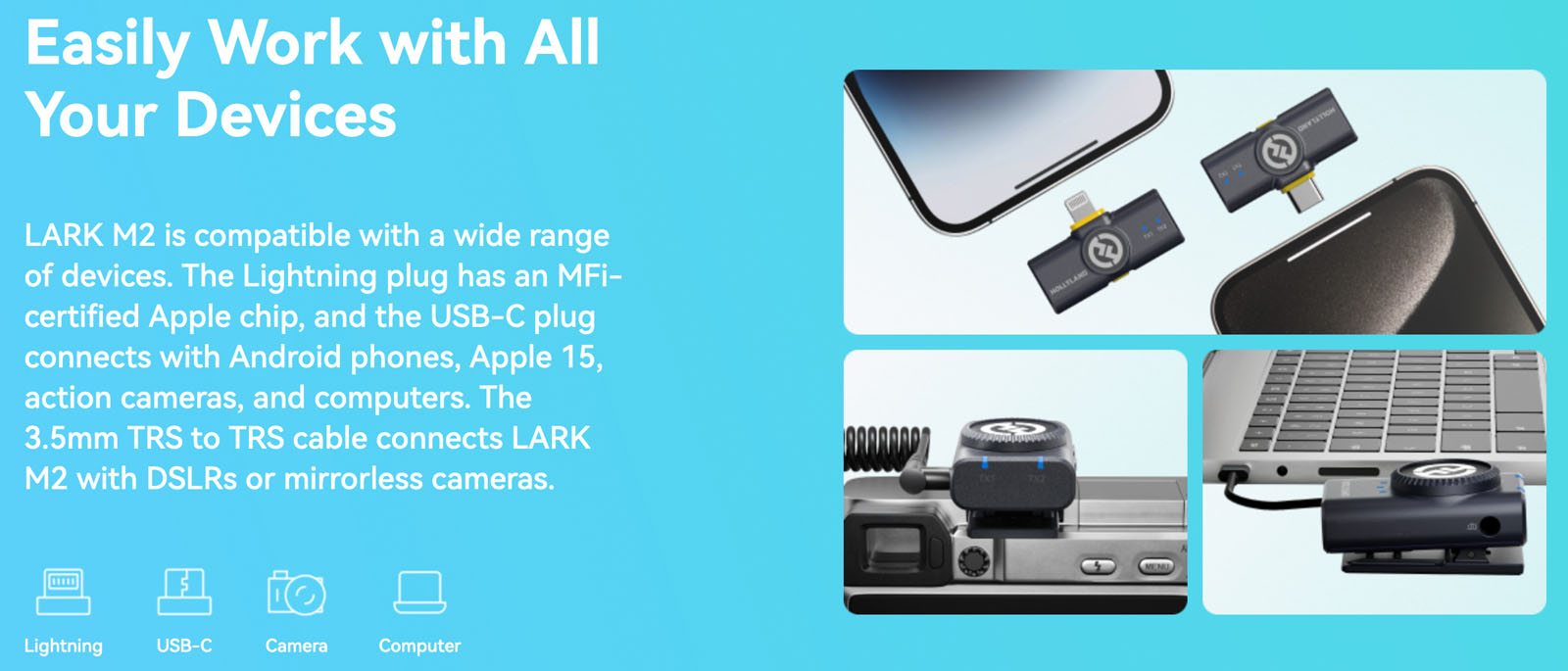 The Hollyland Lark M2 Wireless Mic is the Size of a Button | PetaPixel