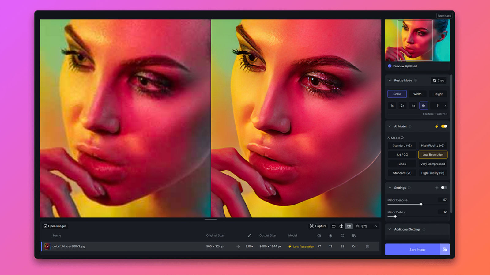Topaz Gigapixel 7 Upscaling App Offers Better AI and New UI Features | PetaPixel