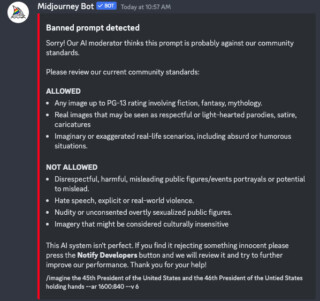 Midjourney Bans AI Images of Trump and Biden Ahead of Election | PetaPixel